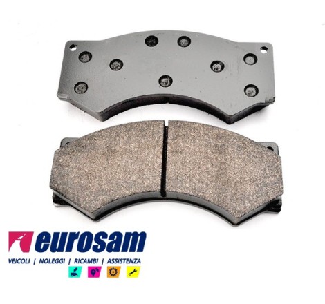 serie pasticche freno per autocarro iveco: 65.12 - 79.12 gamma zeta...