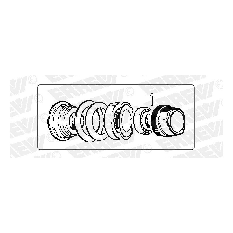 728768 kit cuscinetto mozzo rimorchio bpw 8/9 ton sistema convenzio...