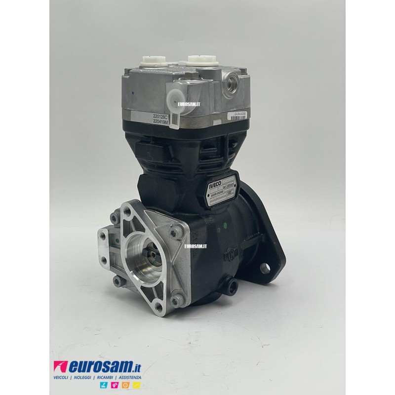 Compressore aria motore originale Iveco Eurocargo motore F4AE tecto...
